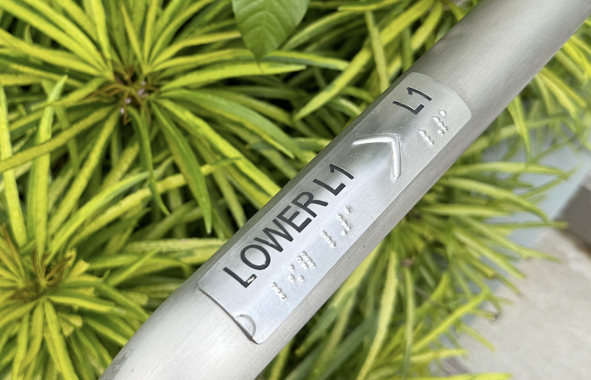 Enhancing Accessibility through Braille Signage