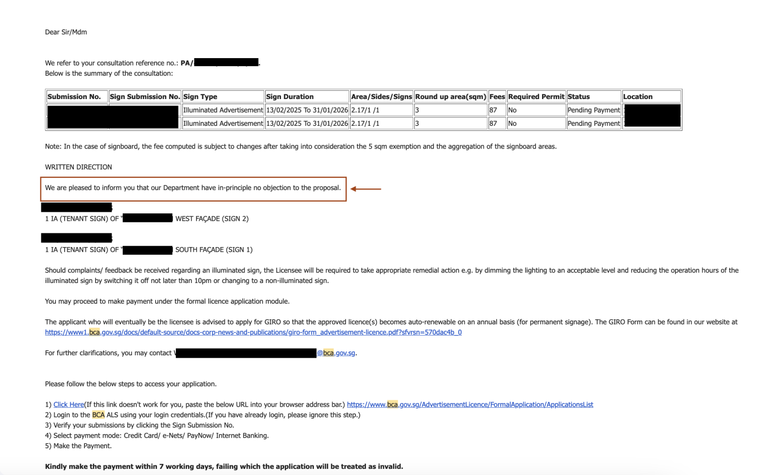 Guide to Applying for Advertising License Signage (BCA ALS)